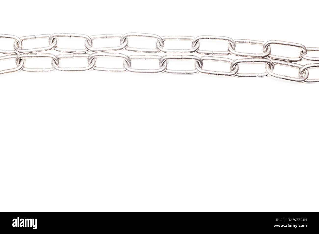 Chains white background Stock Photo - Alamy