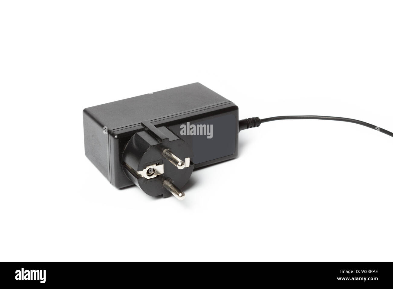 AC adapter isolated on white Stock Photo - Alamy