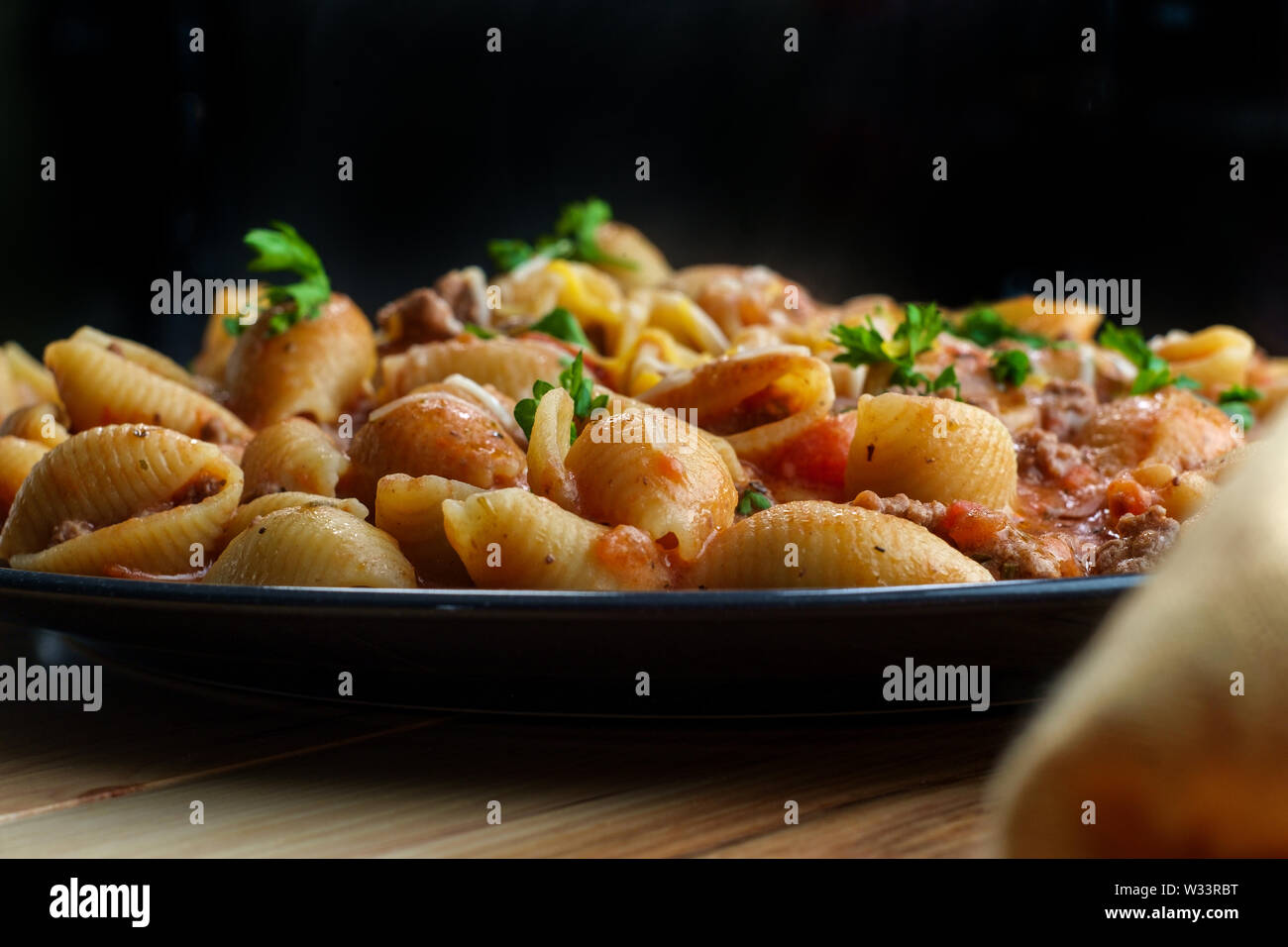 American goulash one pot meal cheesy beef and macaroni with shell pasta ...