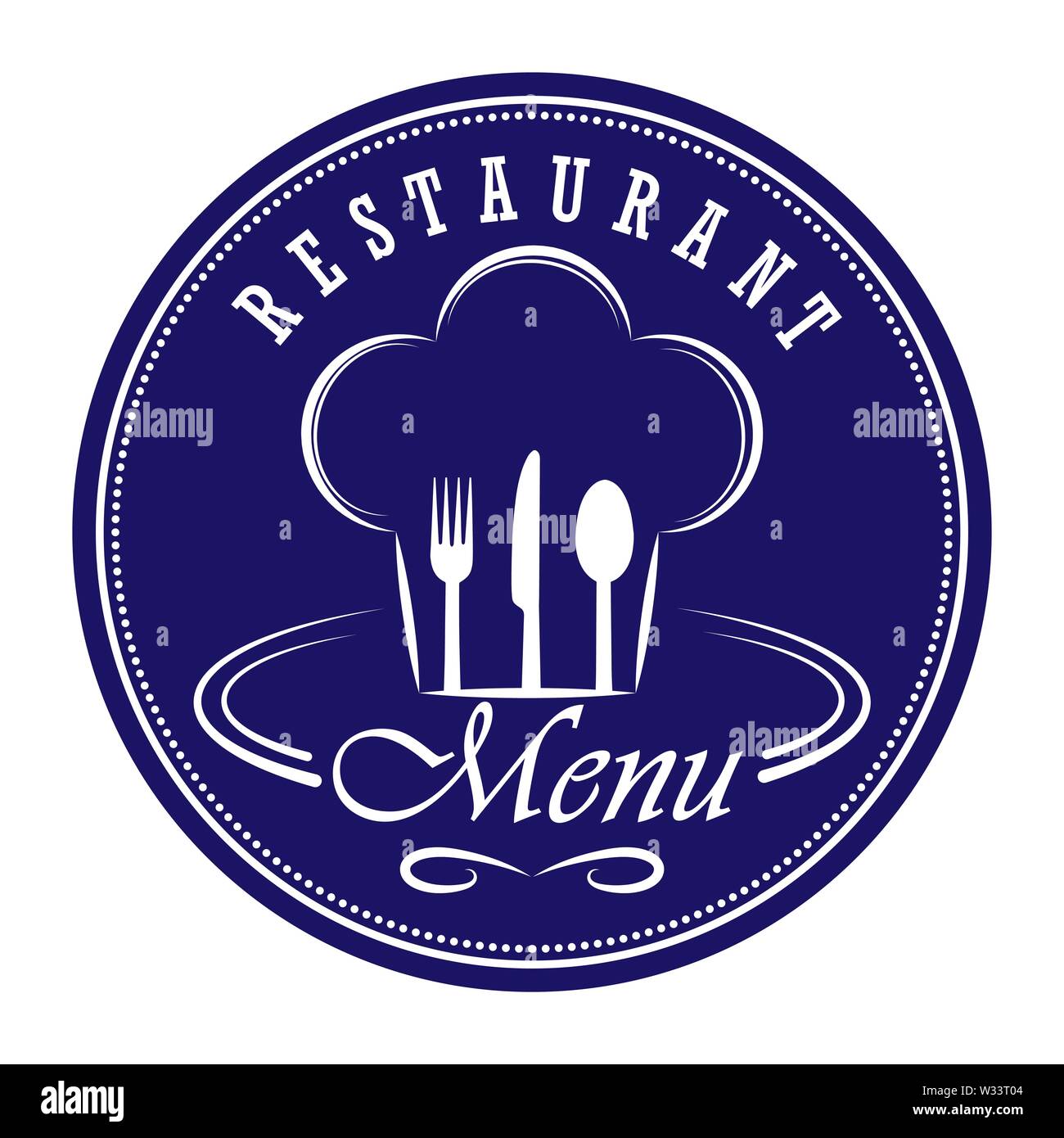 Template for design and decoration of restaurant menu, catering or ...