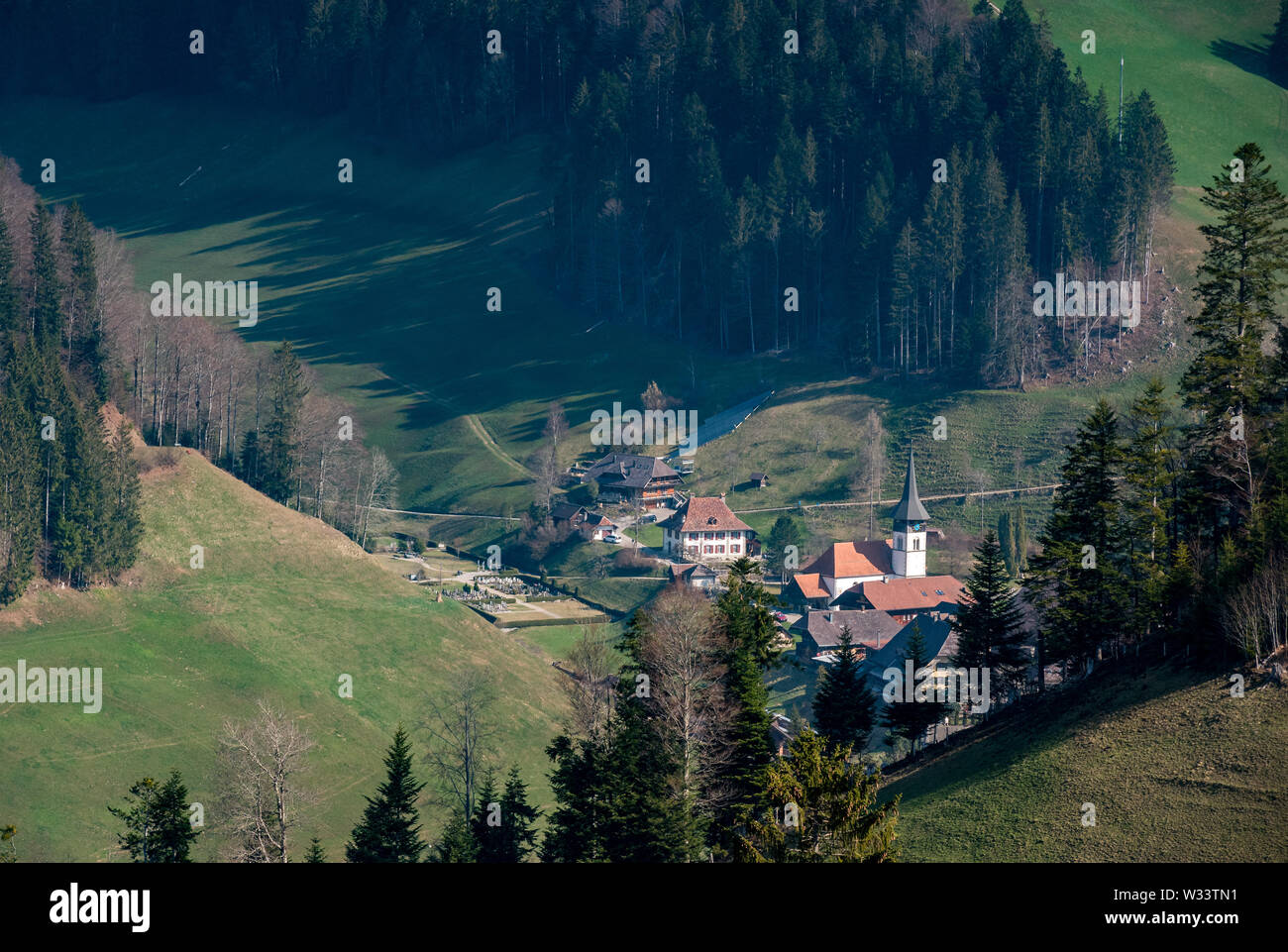 village of Trub in Emmental Stock Photo - Alamy