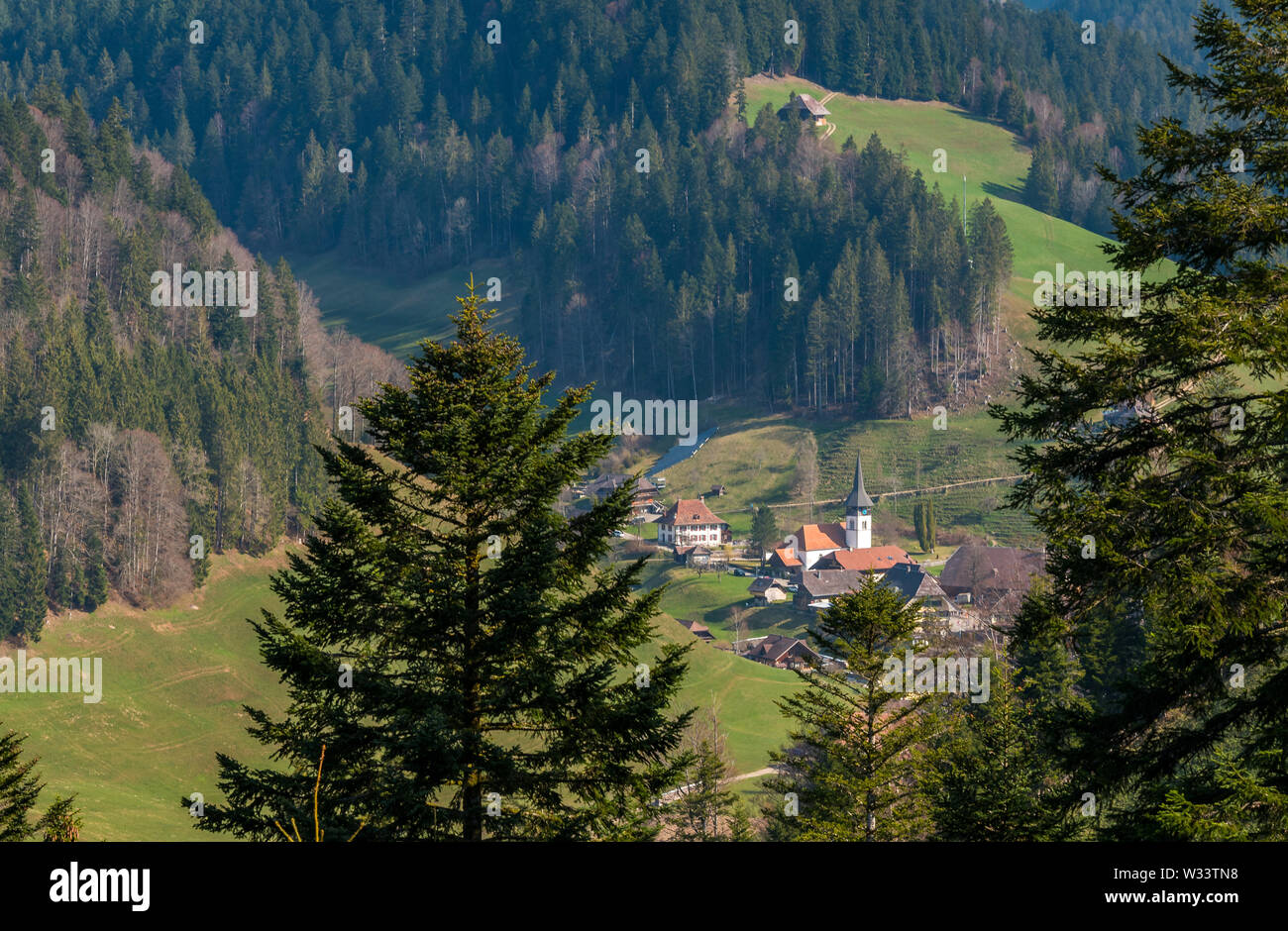 village of Trub in Emmental Stock Photo - Alamy