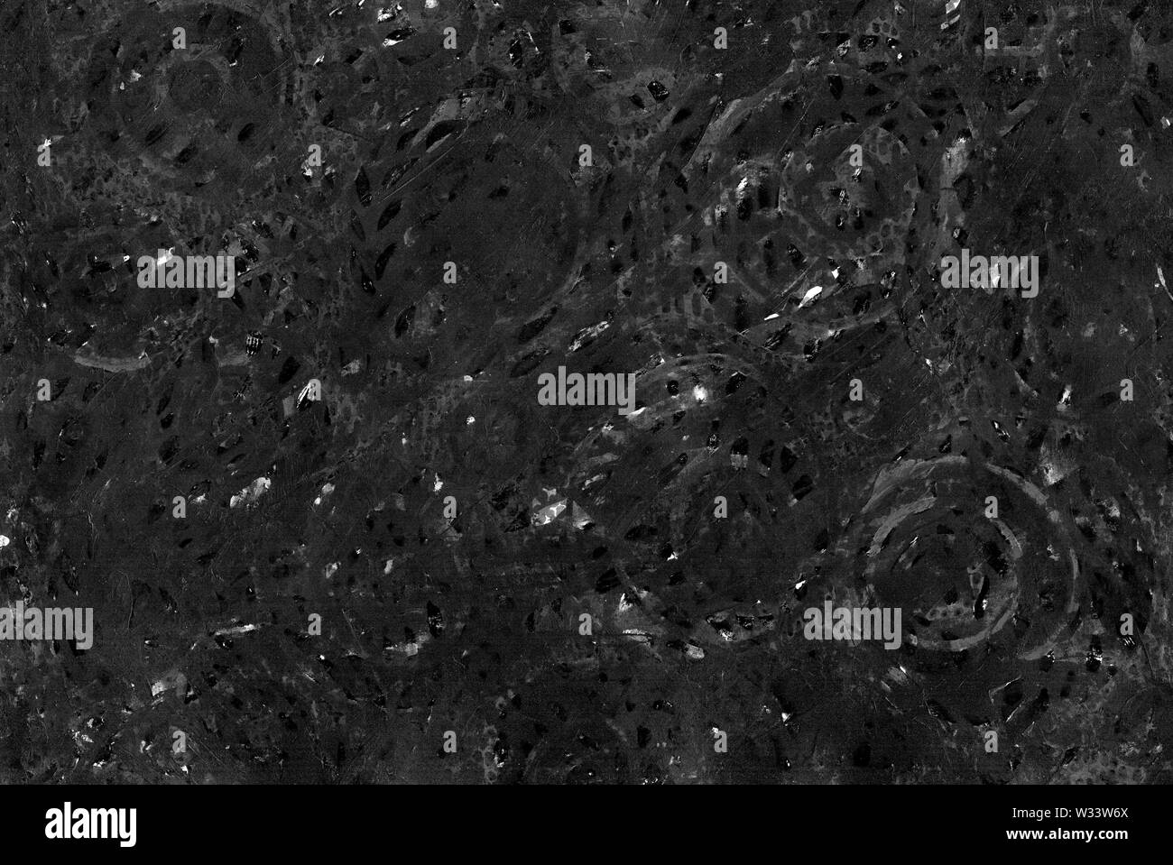 Dark monochrome abstract grunge background. Gray rough texture with ...