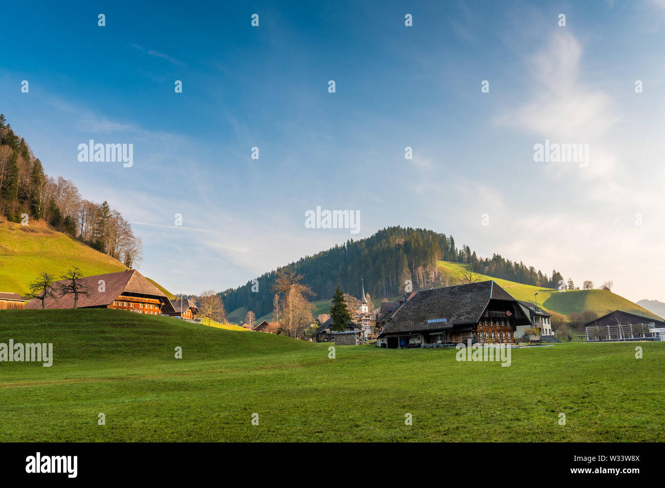 village of Trub in Emmental Stock Photo - Alamy
