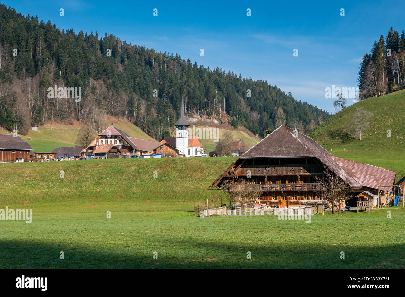 village of Trub in Emmental Stock Photo - Alamy