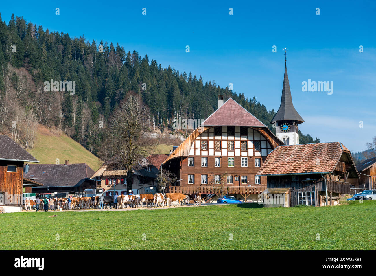 village of Trub in Emmental Stock Photo - Alamy