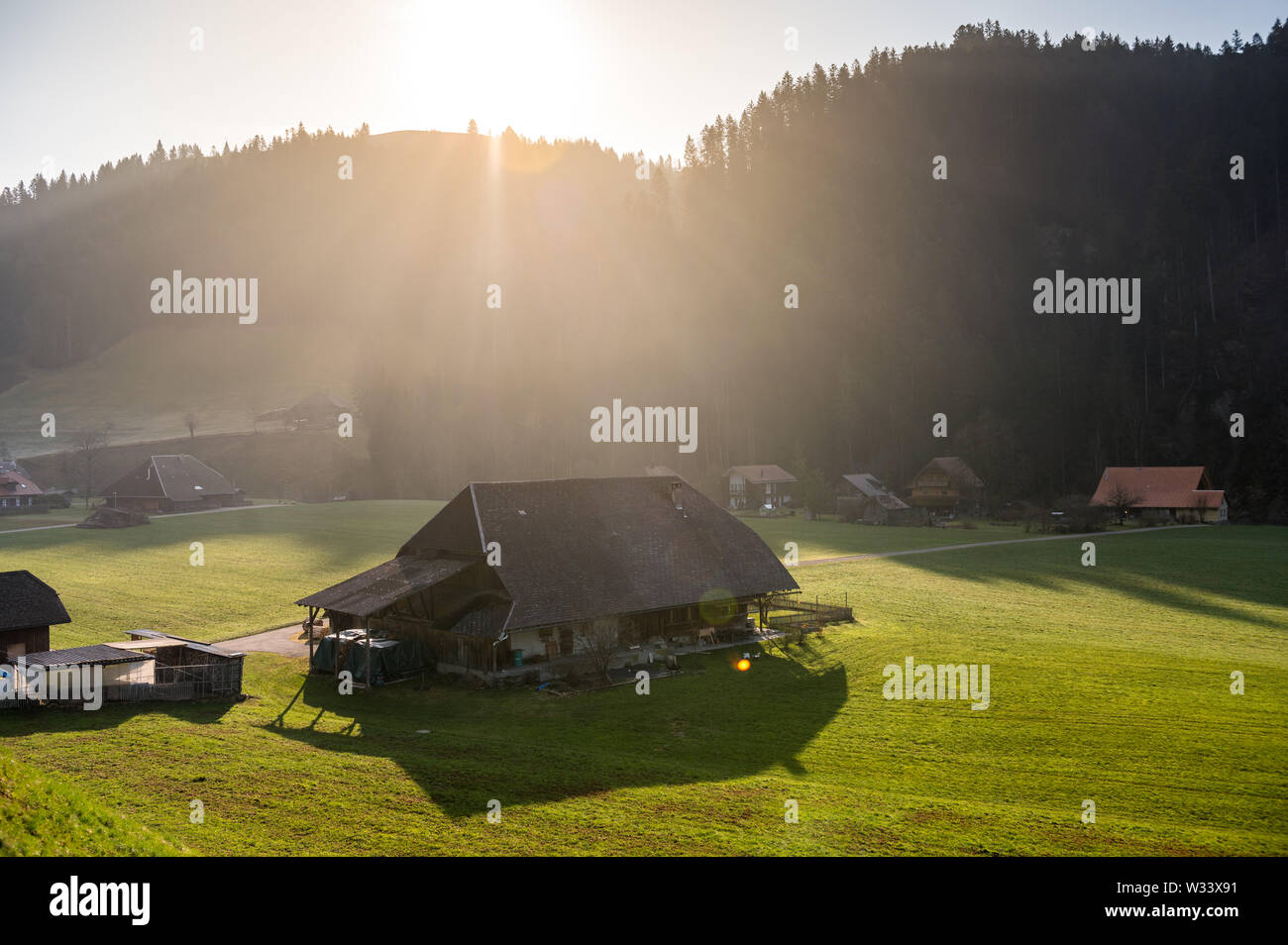 village of Trub in Emmental Stock Photo - Alamy