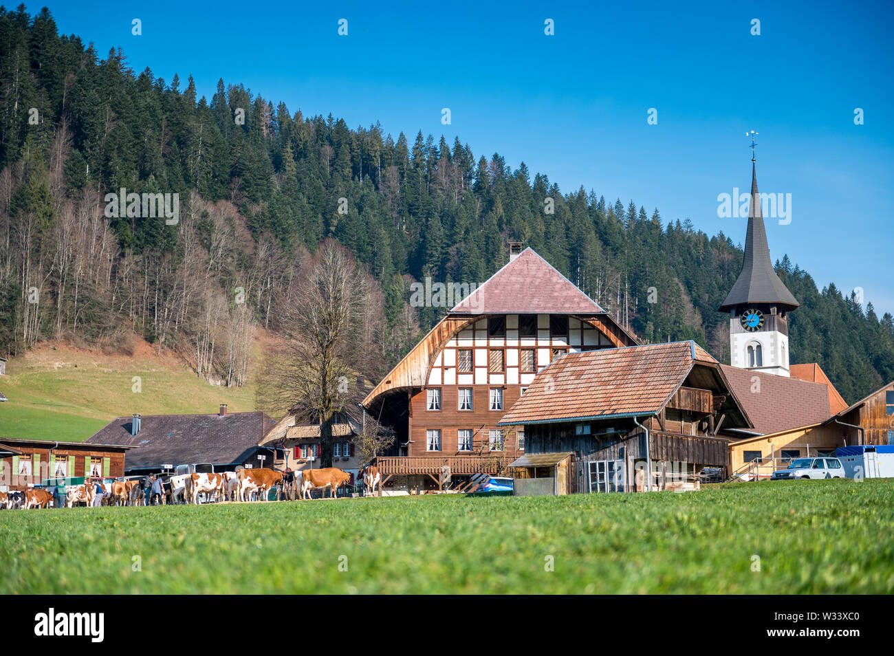 village of Trub in Emmental Stock Photo - Alamy