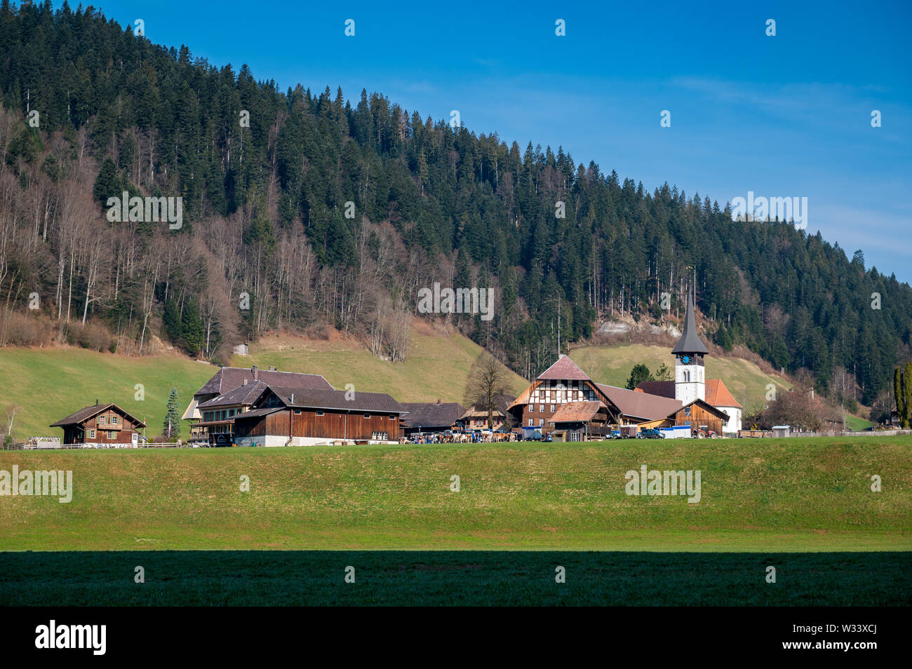 village of Trub in Emmental Stock Photo - Alamy