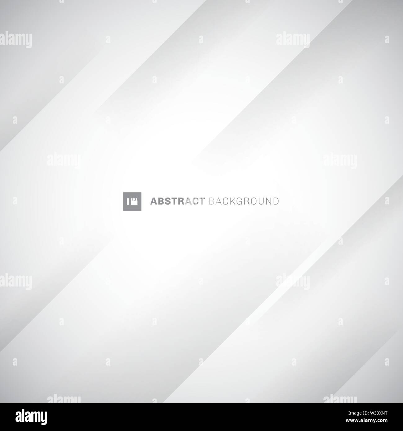 Abstract white and gray modern diagonal stripes background. Paper fold ...