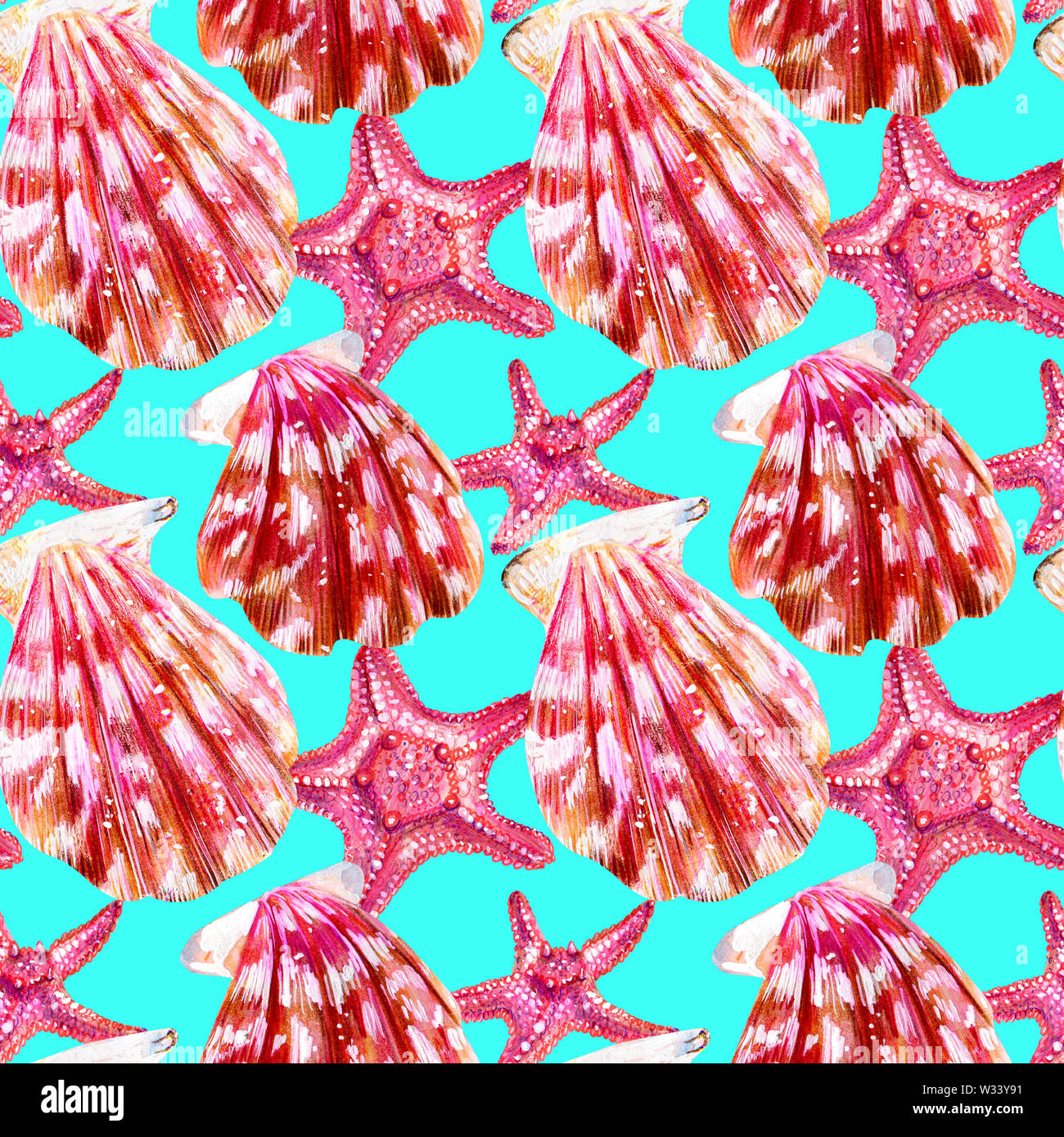 Scallop pattern hi-res stock photography and images - Alamy