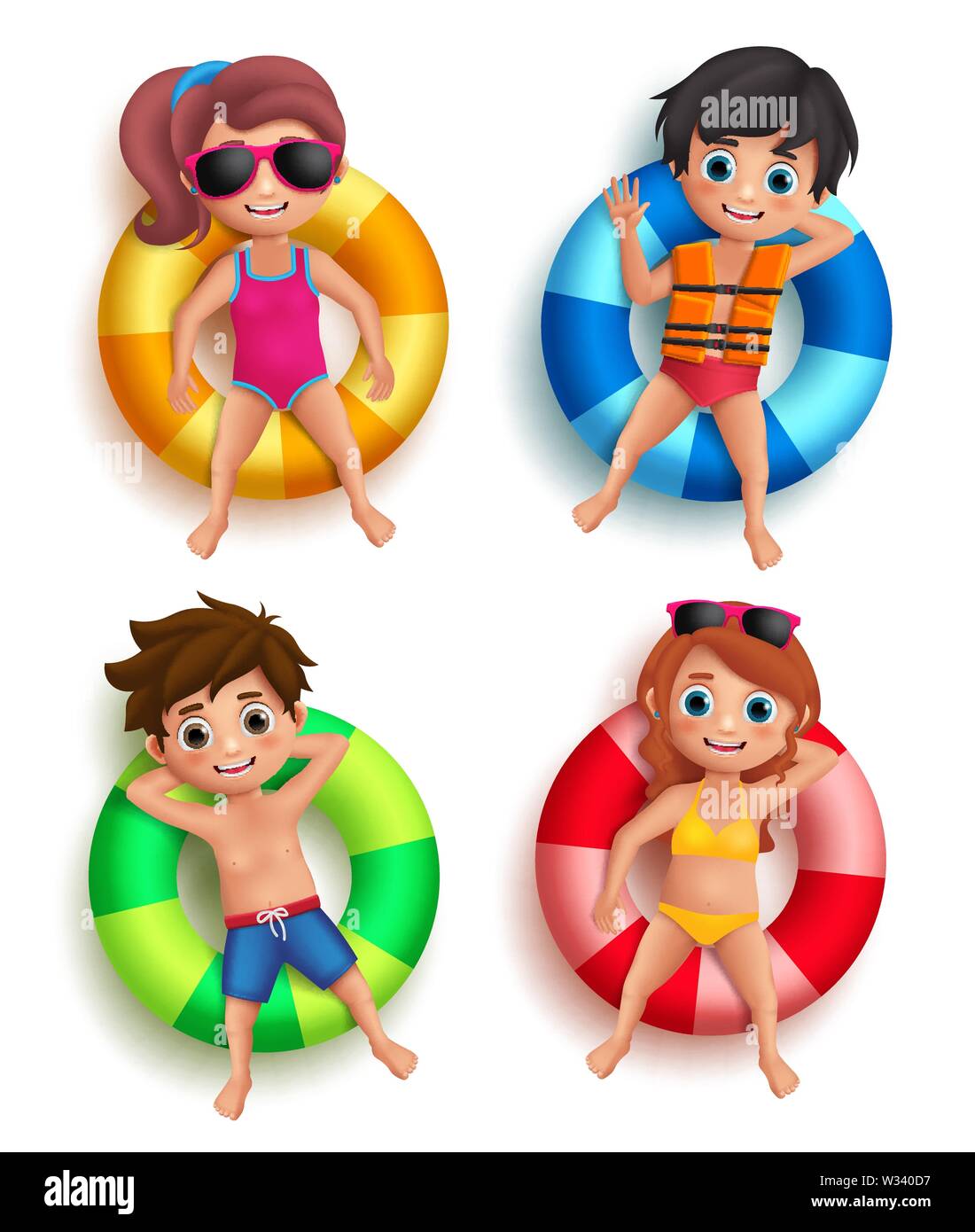 Wearing Trunks Stock Vector Images - Alamy