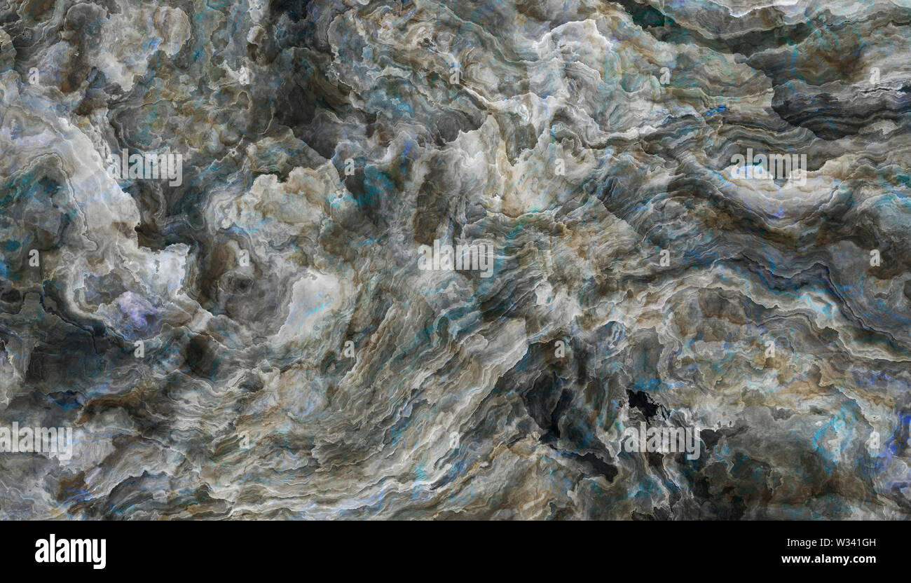 The tile of dark grey marble abstract texture. 2D illustration. Natural ...