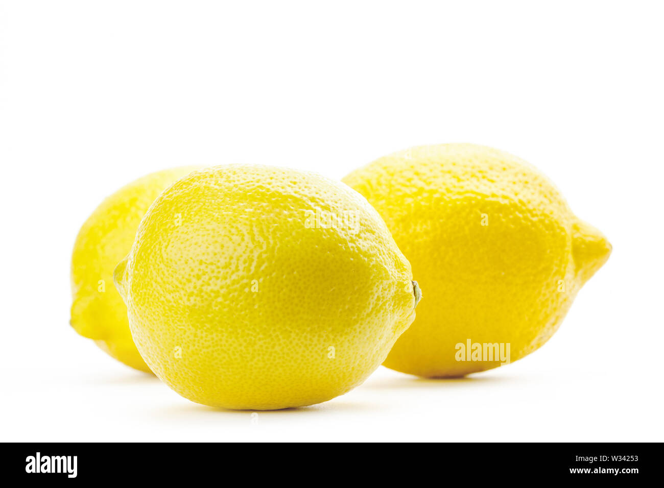Lemon isolated on white Stock Photo - Alamy