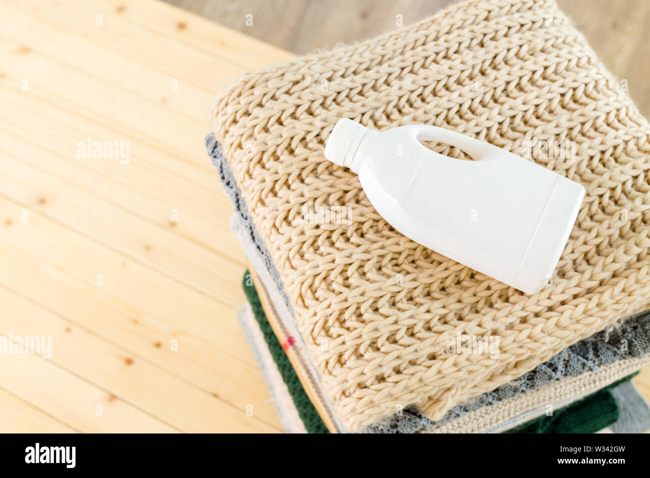 pure clothes with washing-up liquid Stock Photo - Alamy