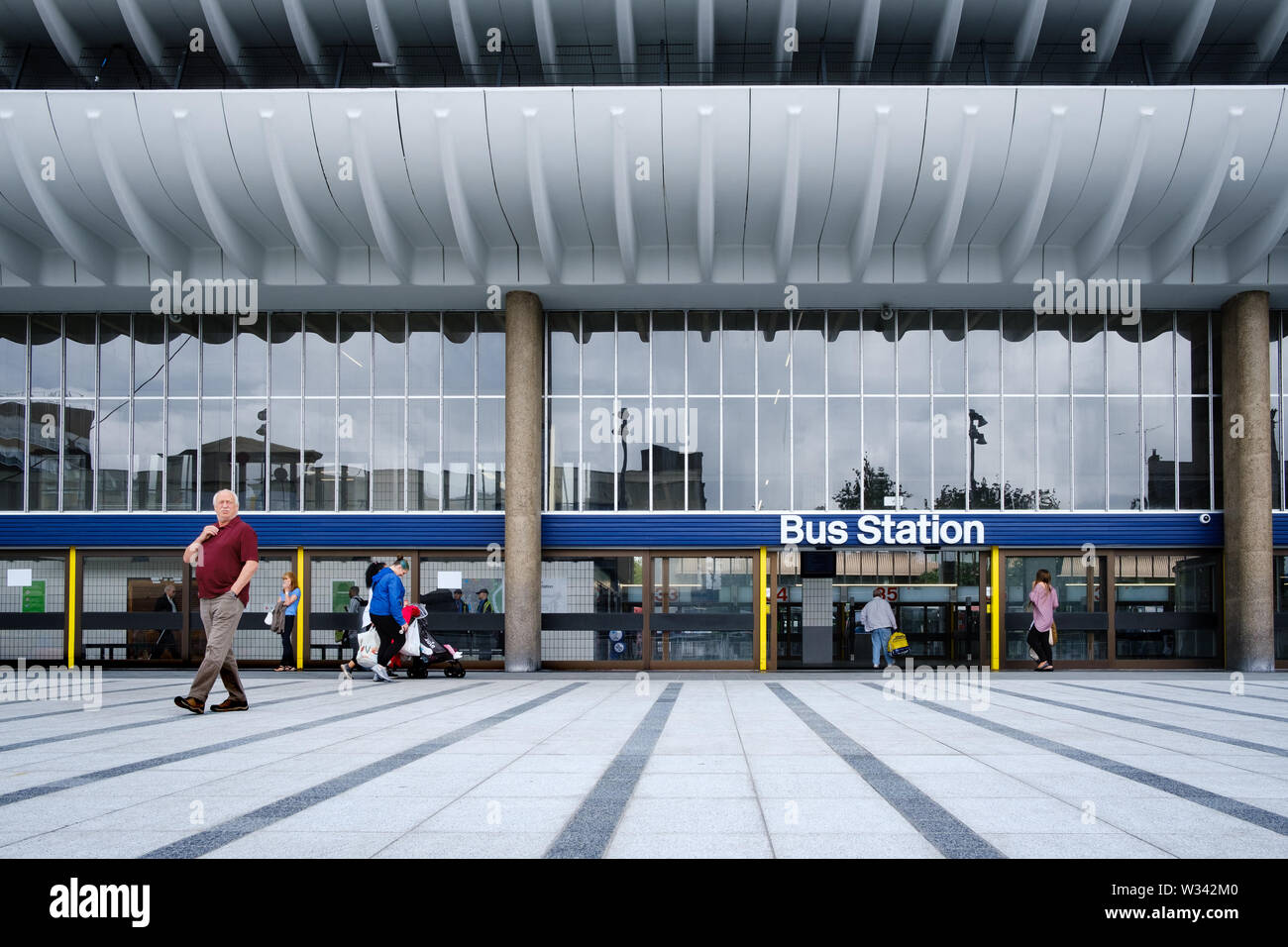 Preston Bus Station's pedestrianised zone has been created as part of ...