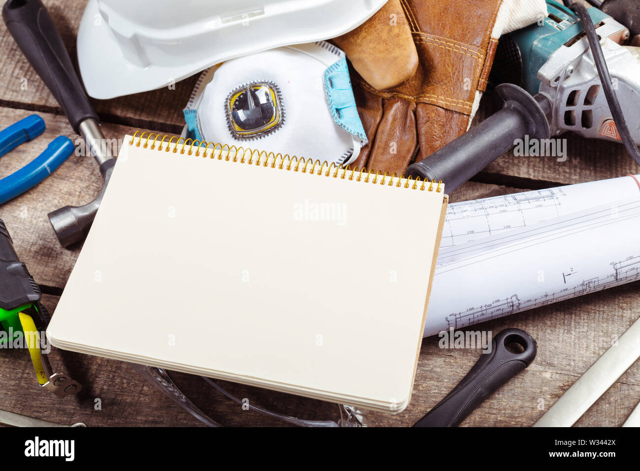 big set of construction tools Stock Photo - Alamy
