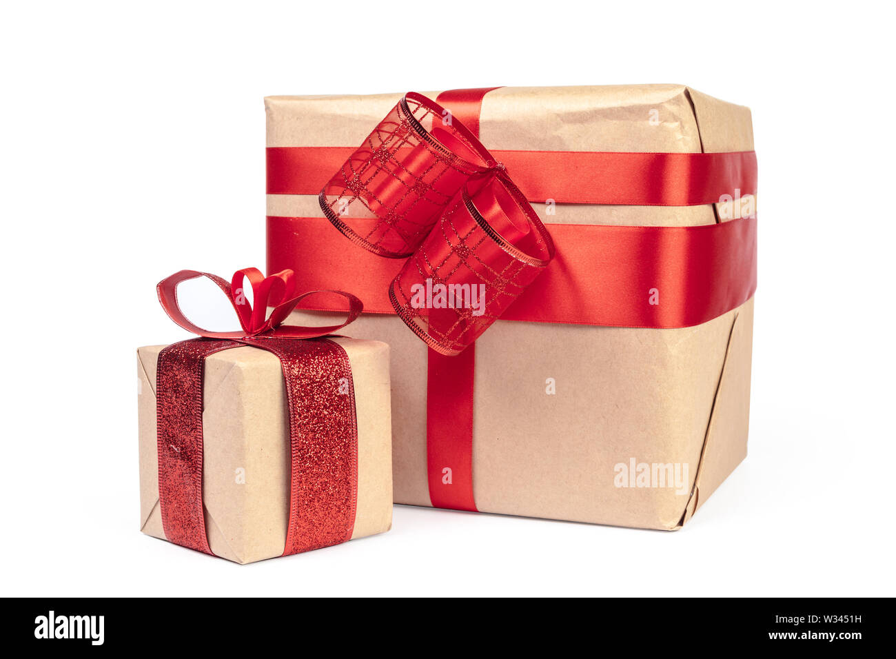 Christmas presents isolated Stock Photo - Alamy