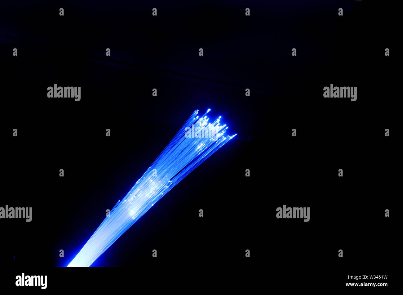 Macro closeup fiber optic cable wire Stock Photo - Alamy