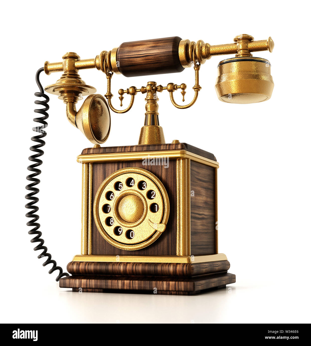 Retro dial phone hi-res stock photography and images - Alamy