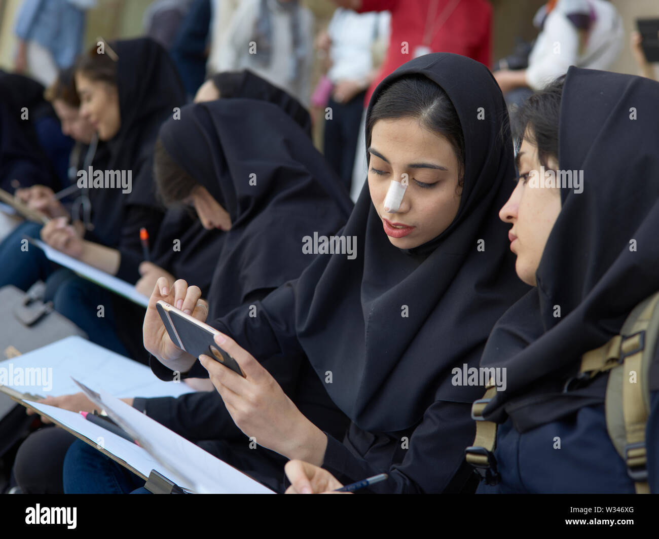 University students in isfahan iran hi-res stock photography and images ...