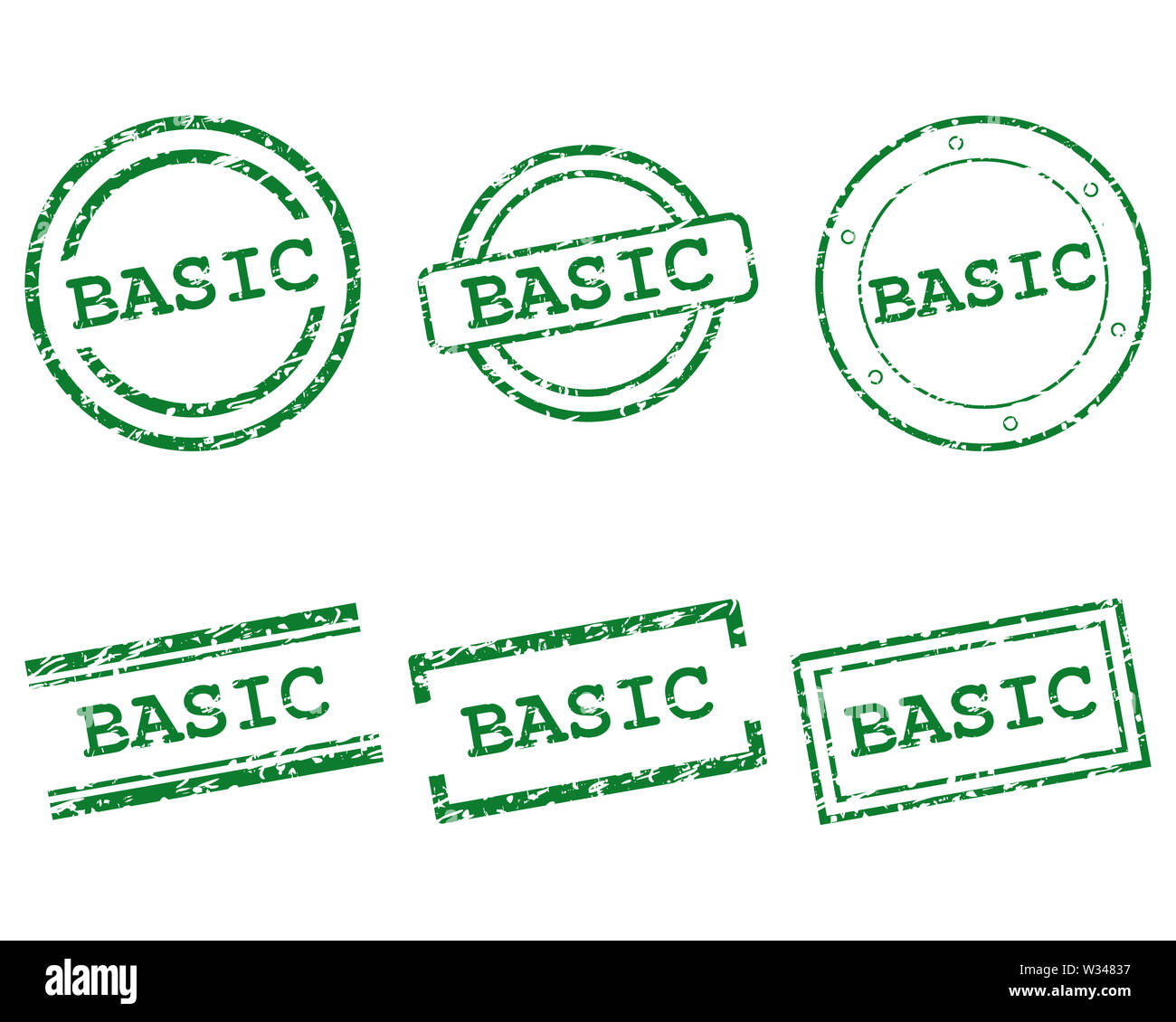 Basic stamp Cut Out Stock Images & Pictures - Alamy