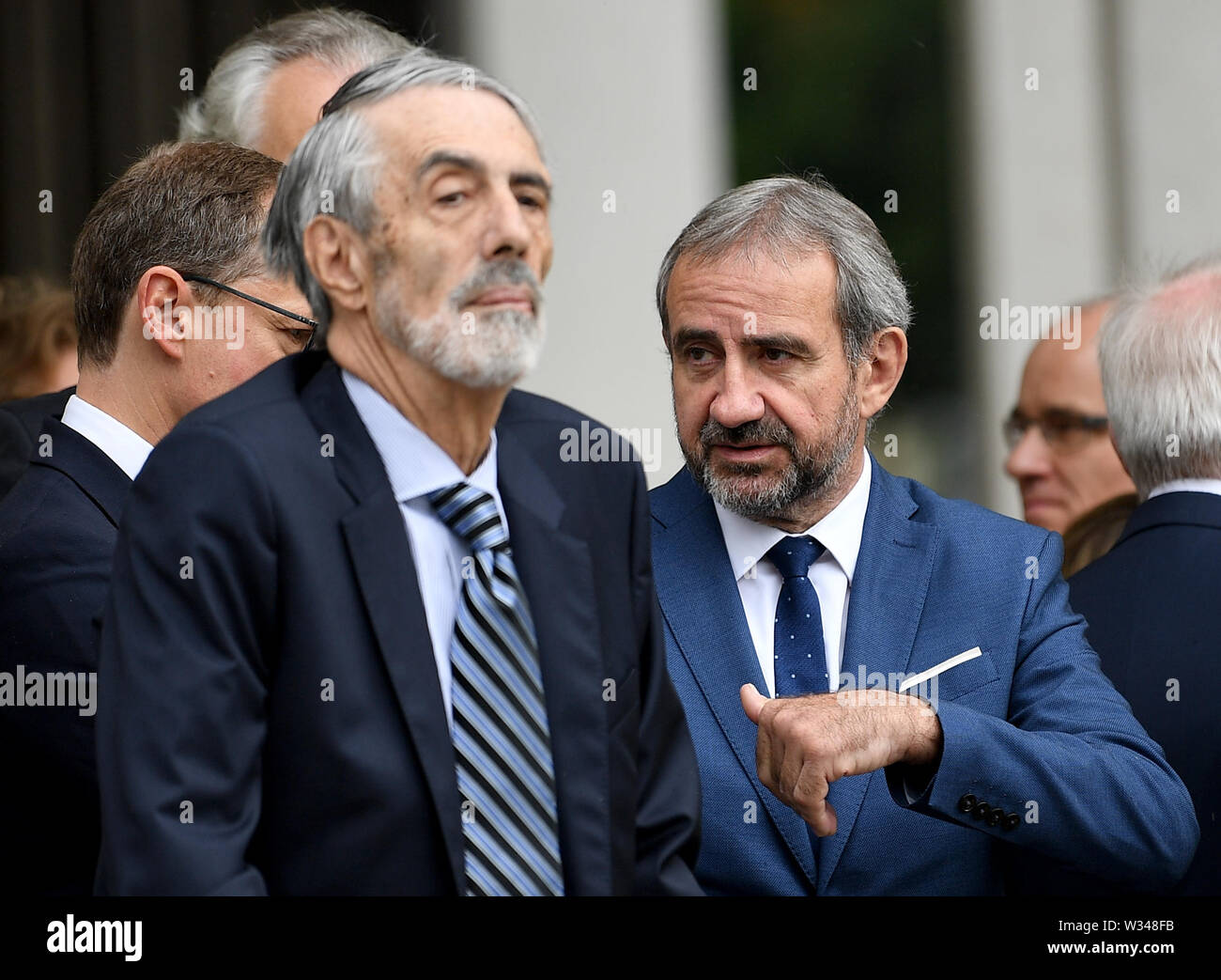 Berlin, Germany. 12th July, 2019. Timothy M. Simon, descendant of James ...