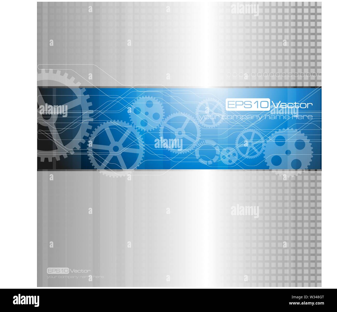 Web and mobile interface graphic template. Corporate website design ...