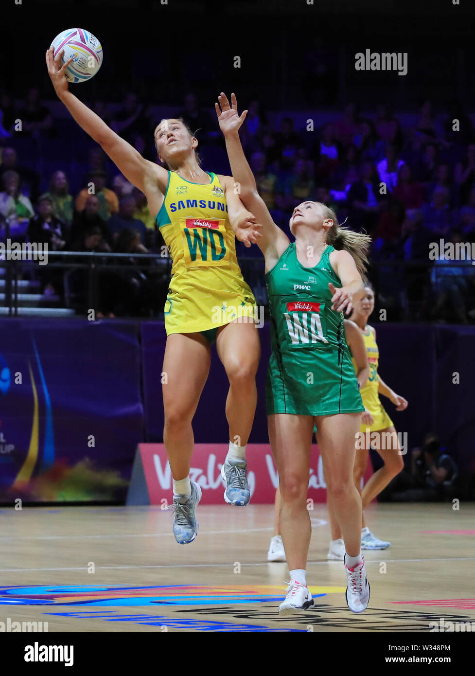 Northern Ireland's Lisa McCaffrey and Australia's Jamie-Lee Price ...