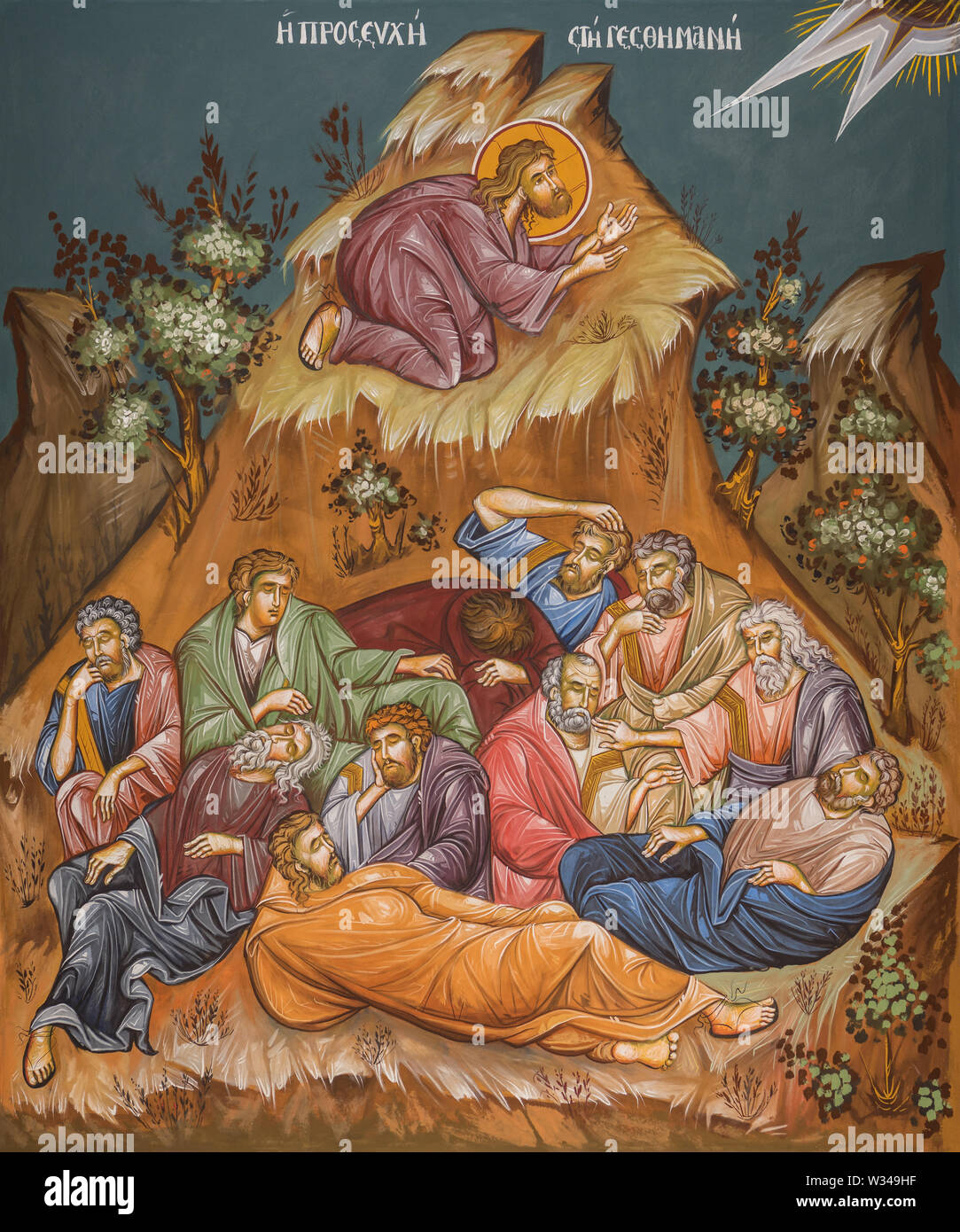 Apostles sleeping hi-res stock photography and images - Alamy