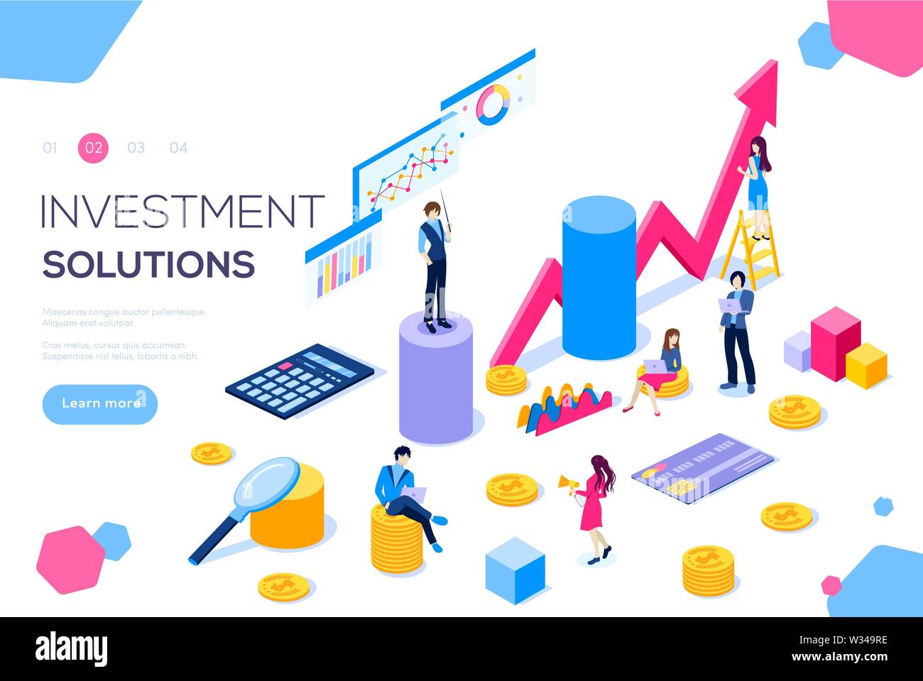 Analysis of sales, statistic grow data, accounting infographic ...