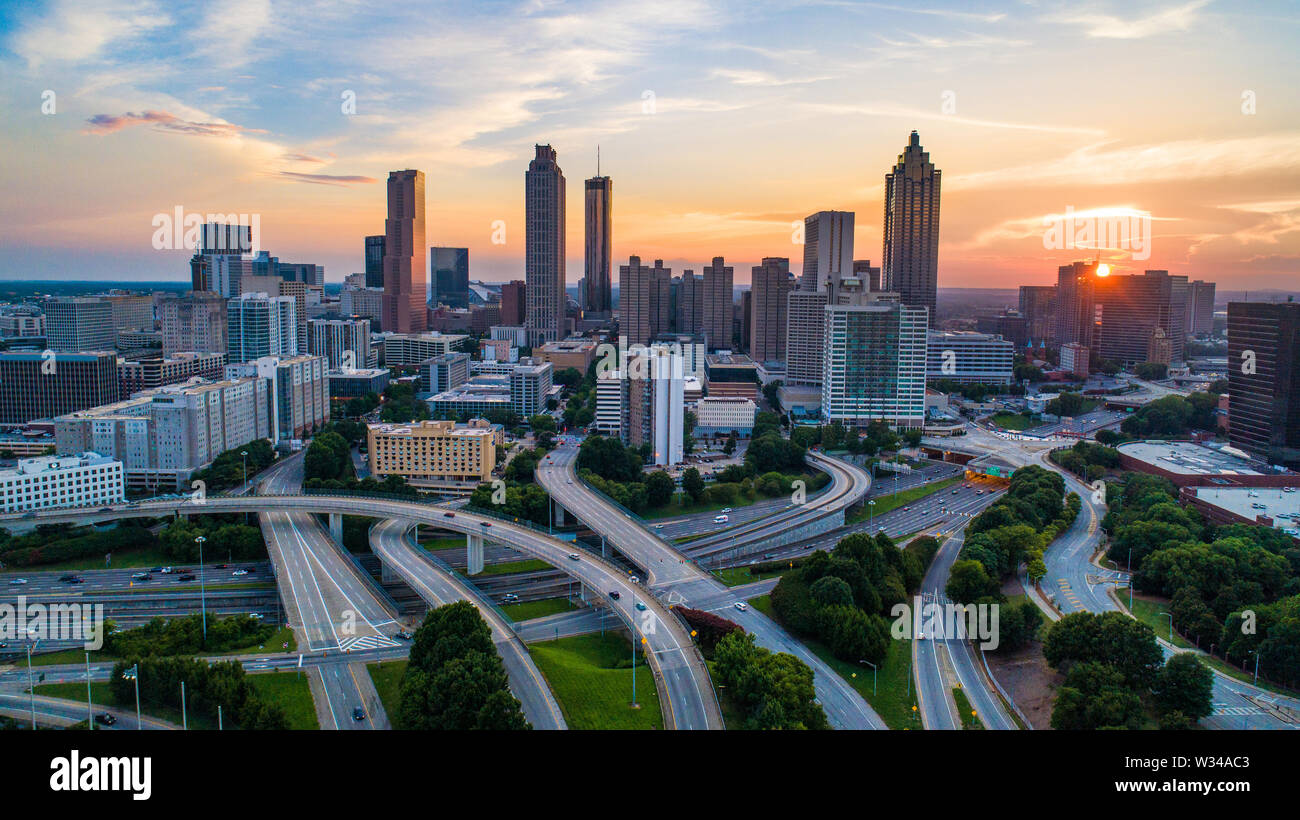 Atl sunset hi-res stock photography and images - Alamy