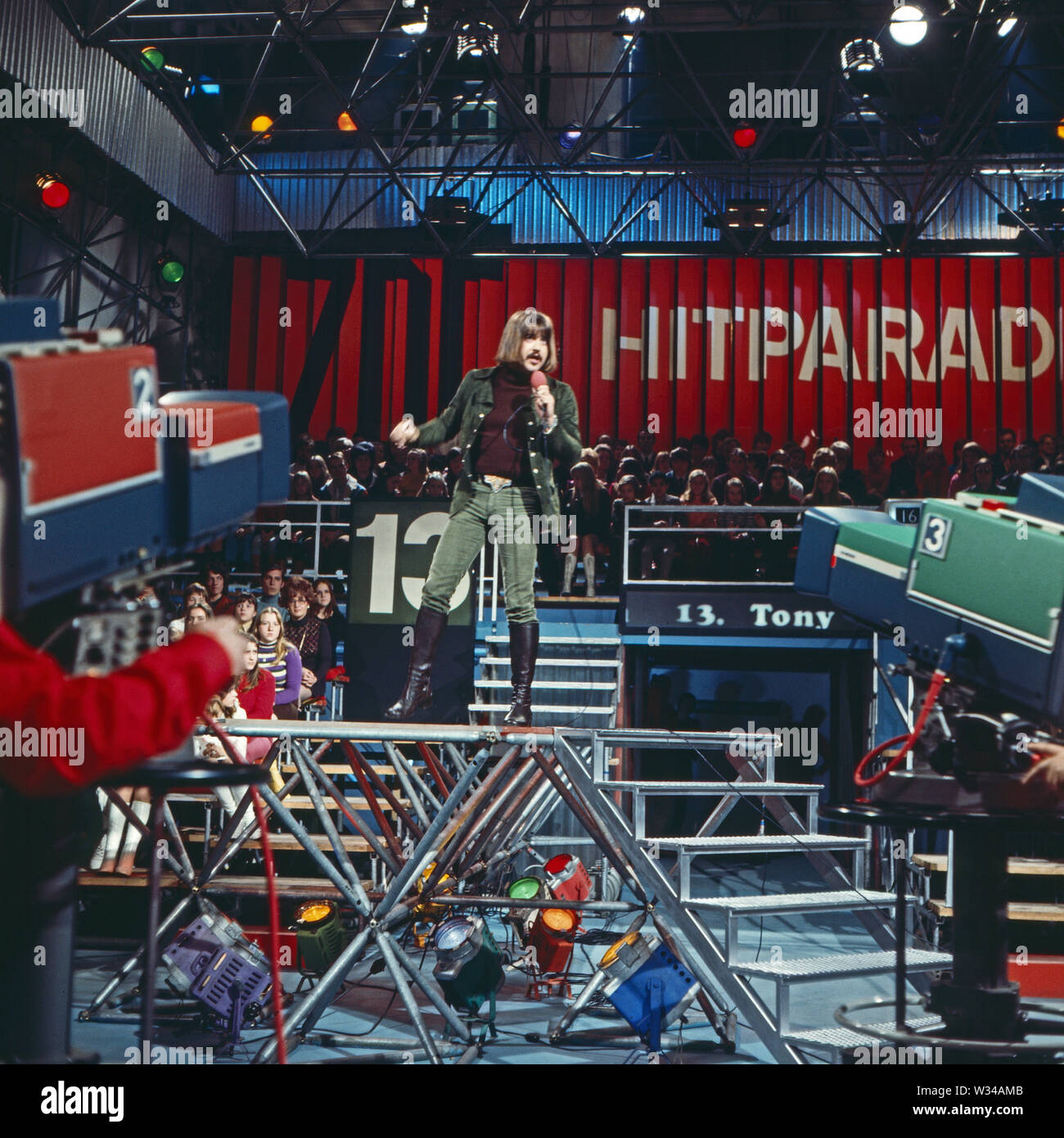 ZDF Hitparade, Musiksendung, Deutschland 1969 - 2000, Mitwirkende Stock ...