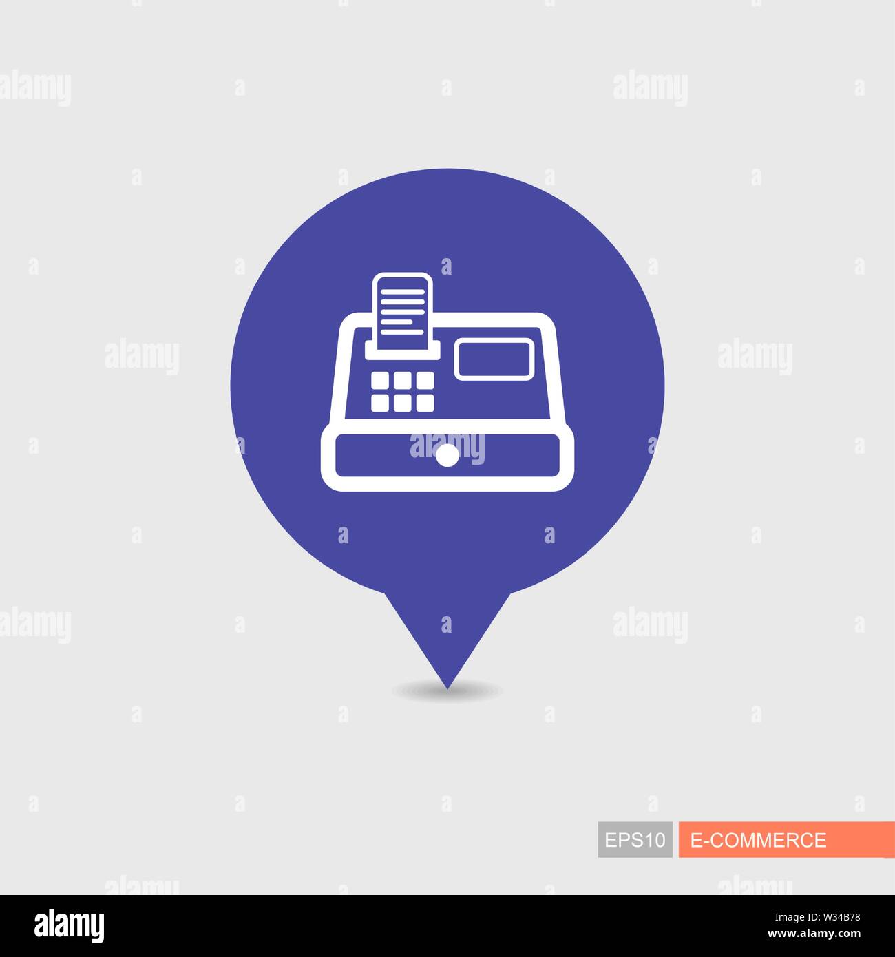 Cash machine pin map icon. E-commerce sign. Map pointer. Map markers ...