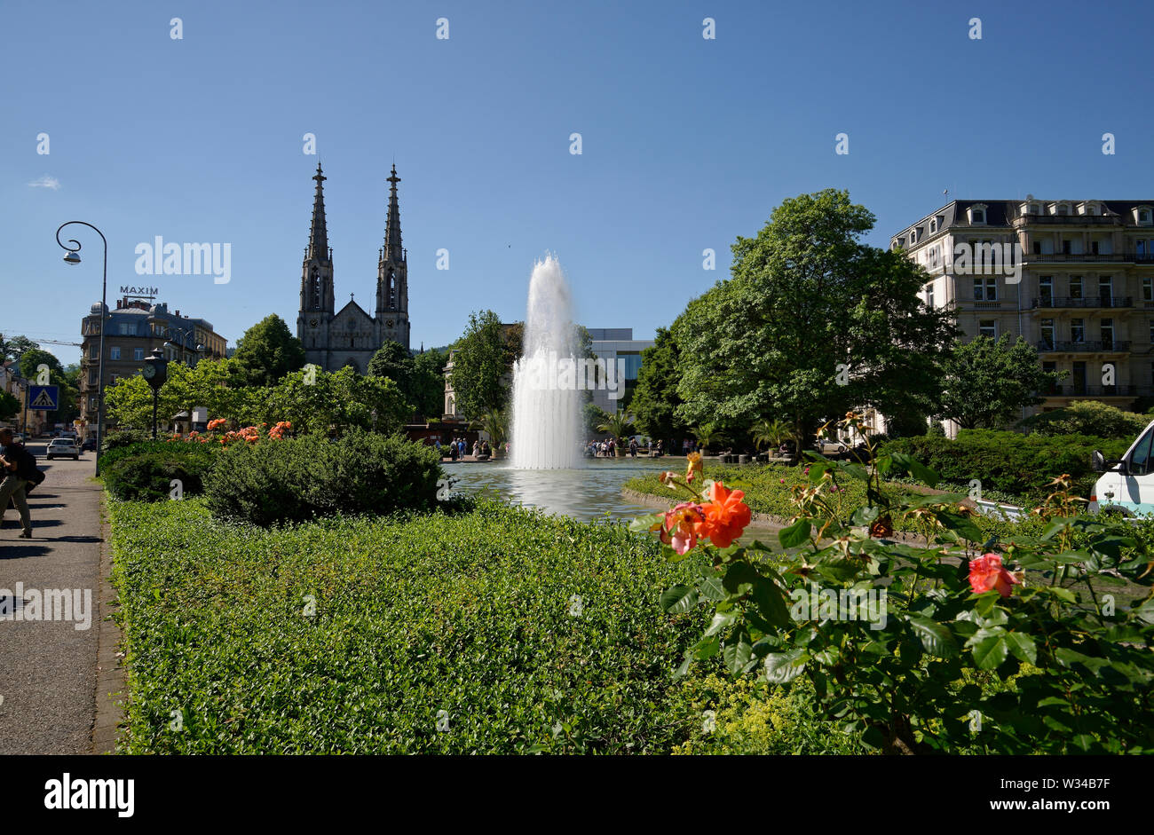 Black Forest spa town of Baden Baden in Western Germany Stock Photo - Alamy
