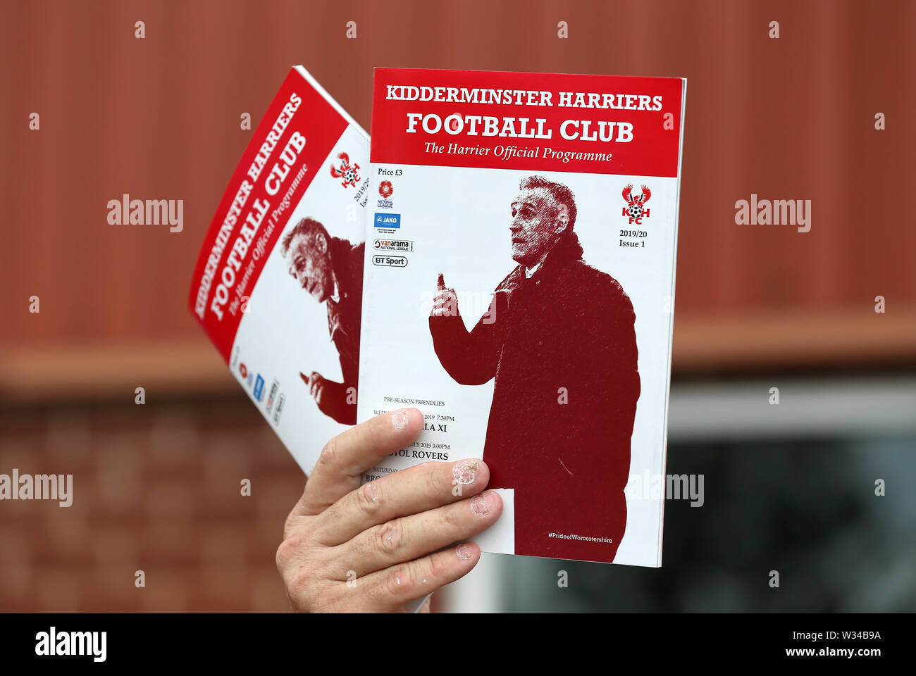 Close up of the offiical match day programmes Stock Photo - Alamy