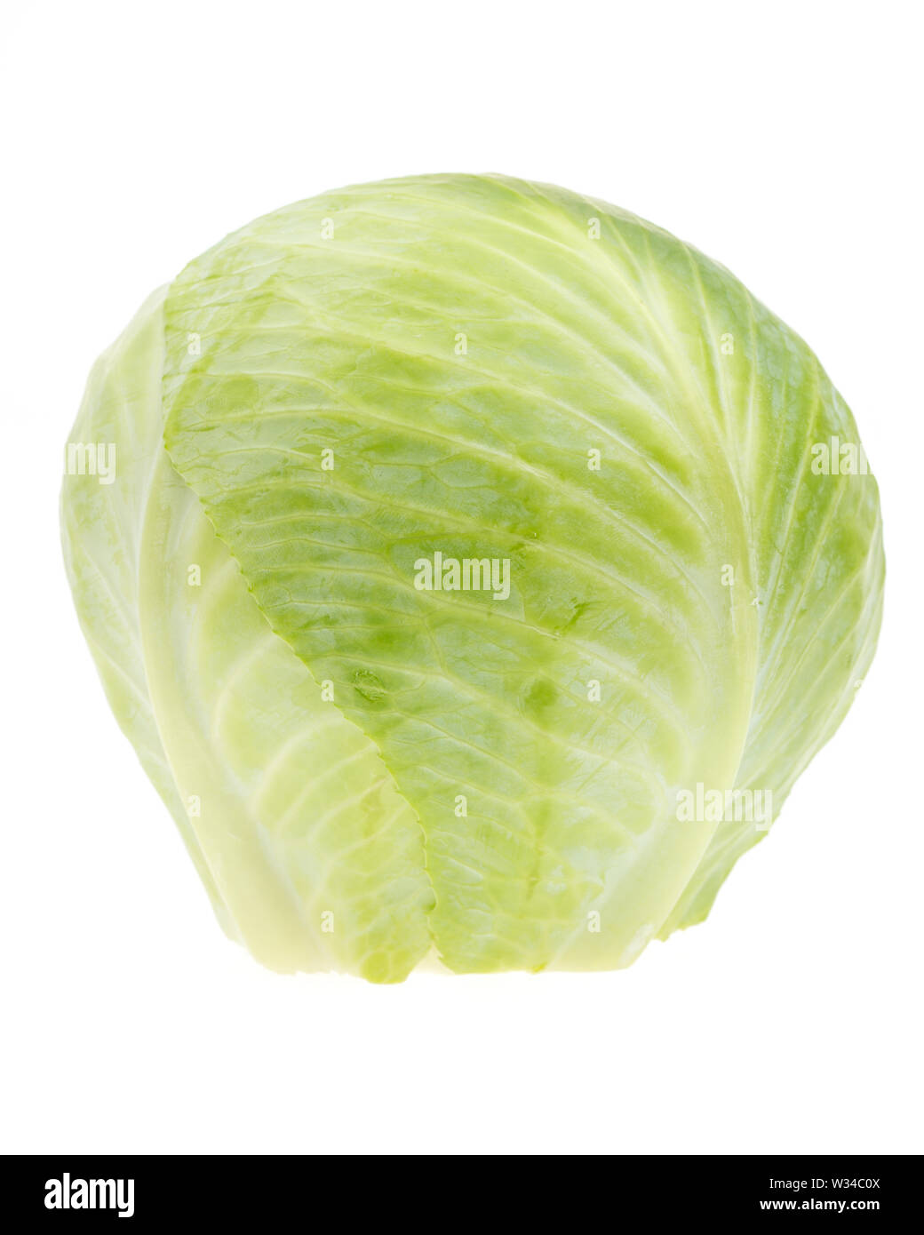 Cabbage isolated on white background Stock Photo - Alamy