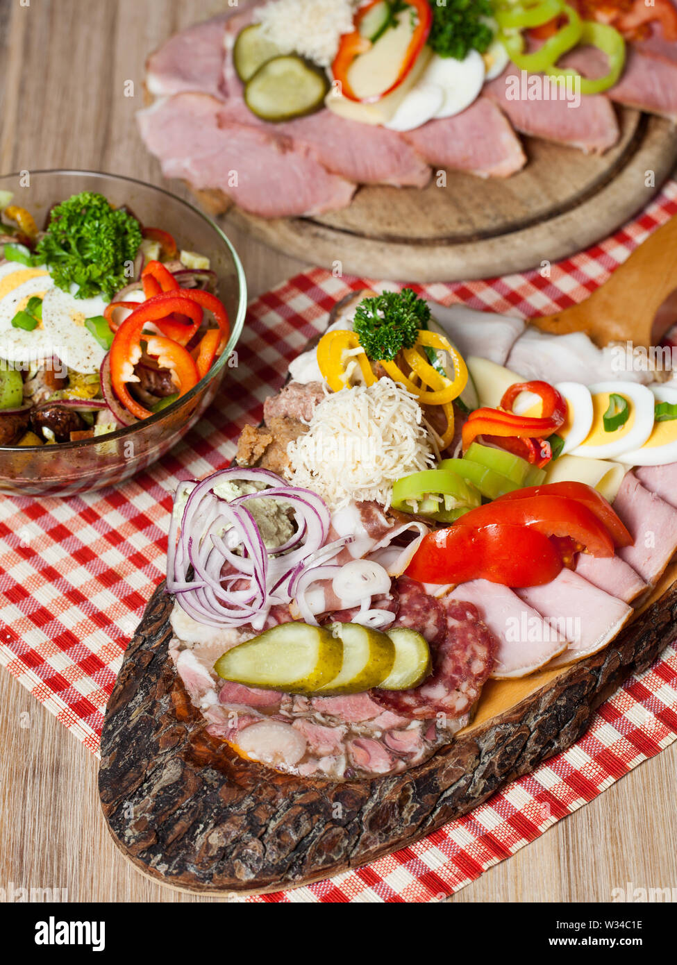 Typical Styrian snacks Stock Photo - Alamy