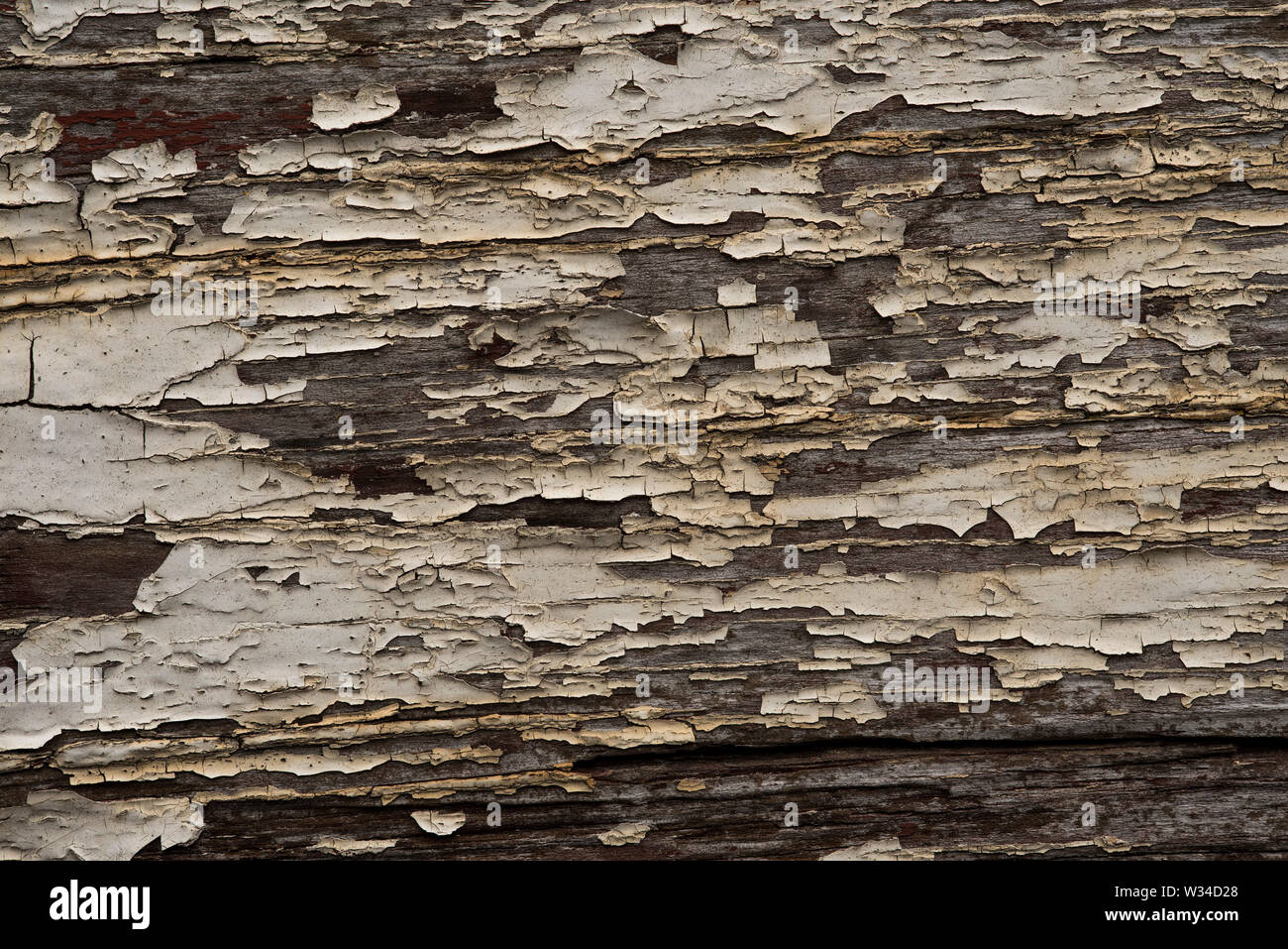 Chipped and cracked painted wood Stock Photo - Alamy