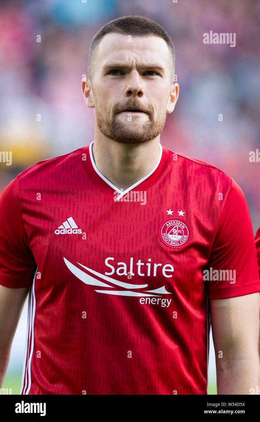 Aberdeen''s Michael Devlin during the Europa League, Qualifying First ...