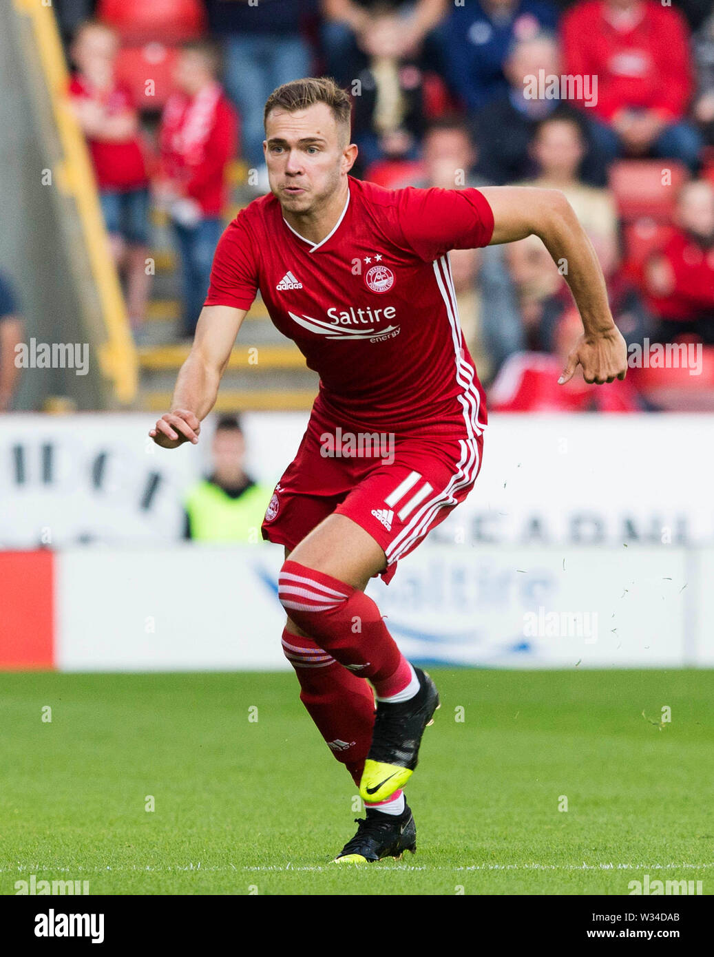 Aberdeen's Ryan Hedges during the Europa League, Qualifying First Round ...