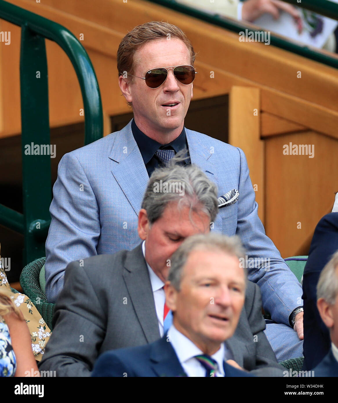 Damian Lewis on day eleven of the Wimbledon Championships at the All ...