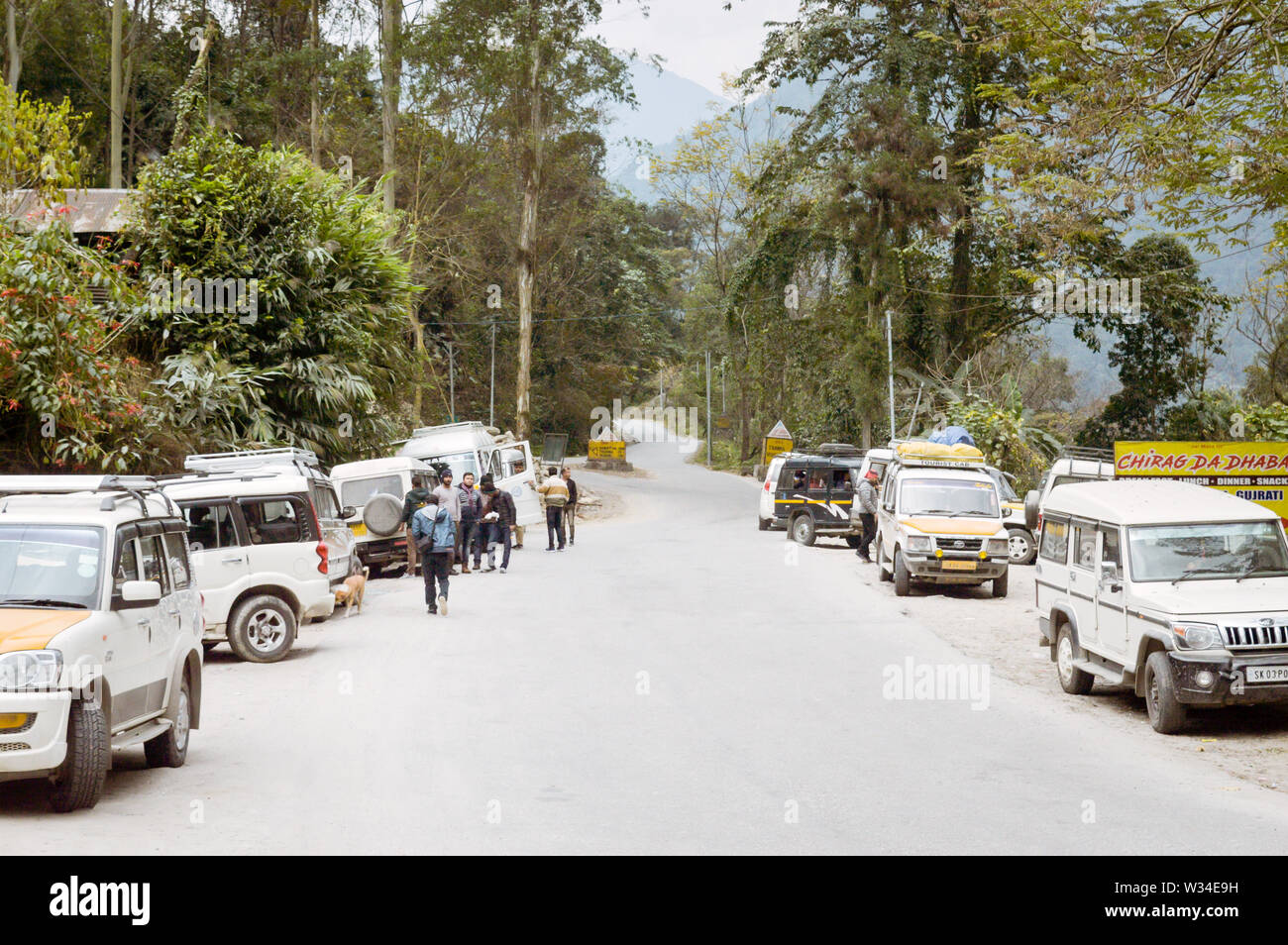 Siliguri West Bengal India October 2018 - View of a popular tourist ...