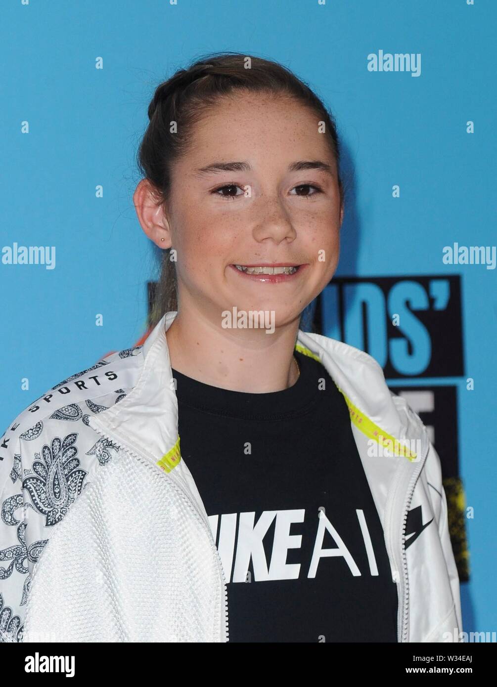 Olivia Moultrie at arrivals for Nickelodeon's Kids' Choice Sports ...