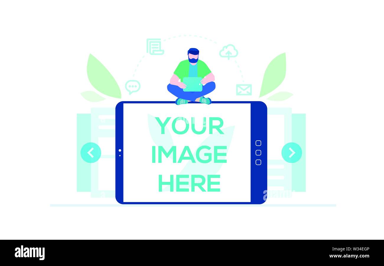 Workflow management flat design hi-res stock photography and images - Alamy