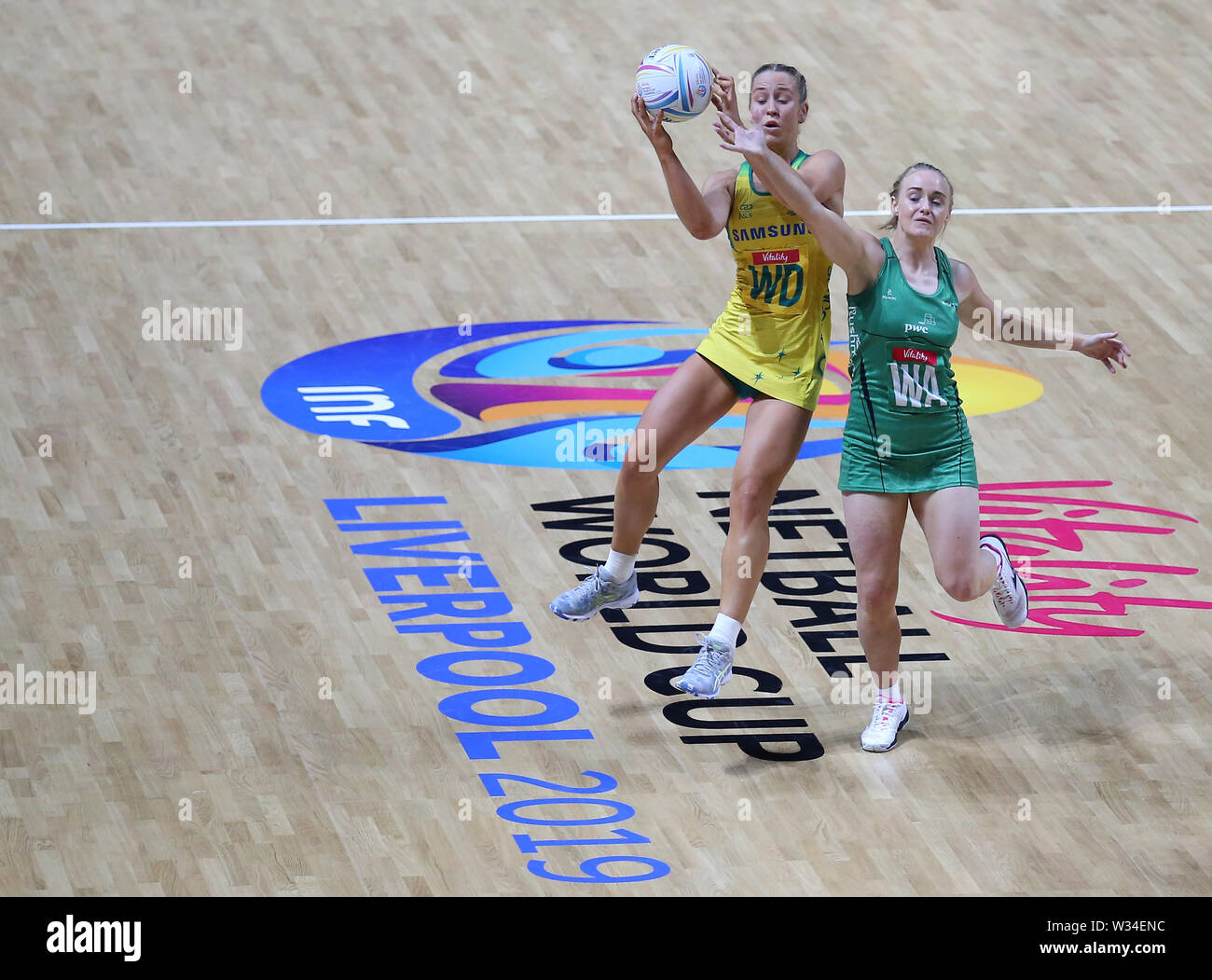 Australia's Jamie-Lee Price (left) and Northern Ireland's Lisa ...