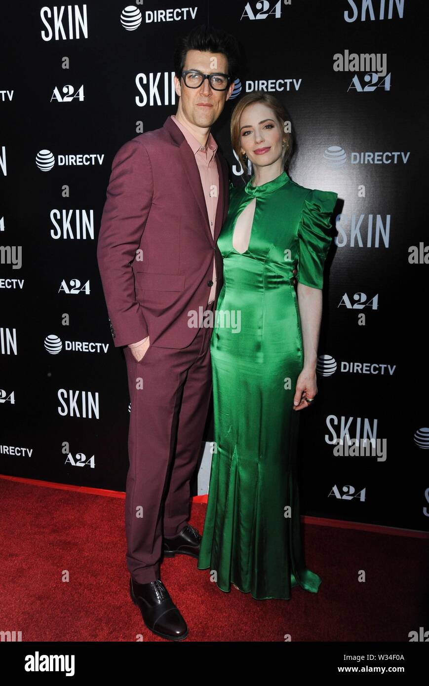 Los Angeles, CA, USA. 11th July, 2019. Guy Nattiv, Jaime Ray Newman at ...