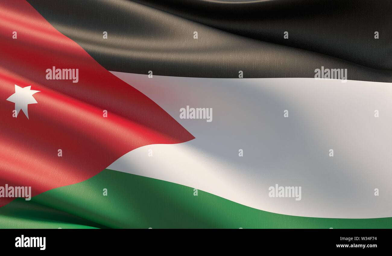 High resolution flag jordan hi-res stock photography and images - Alamy