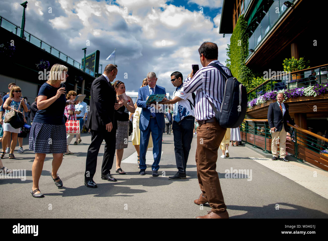 London, UK. 12th July, 2019. 12th July 2019, The All England Lawn ...