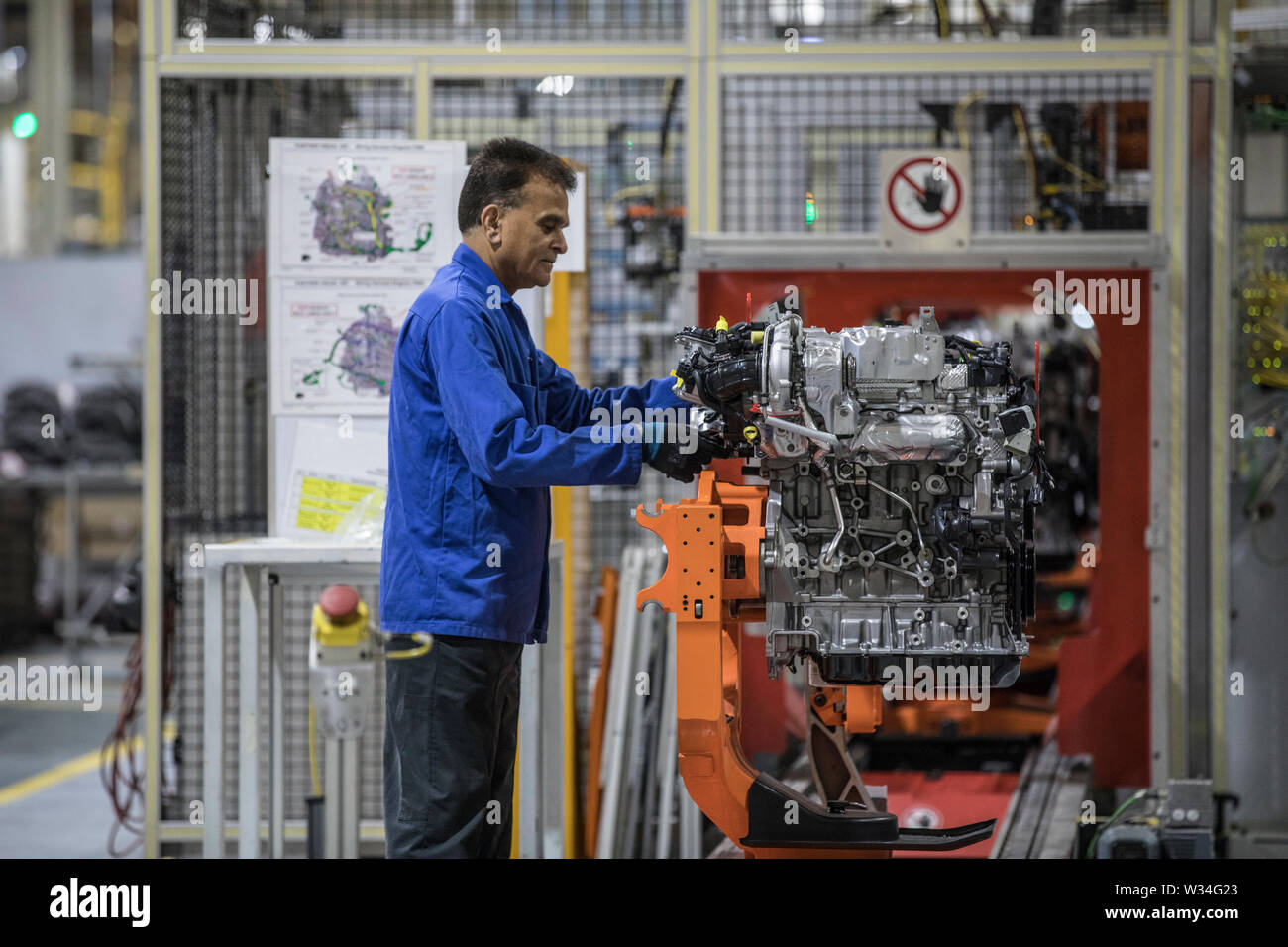 Ford Dagenham, automotive factory situated on the outskirts of London ...